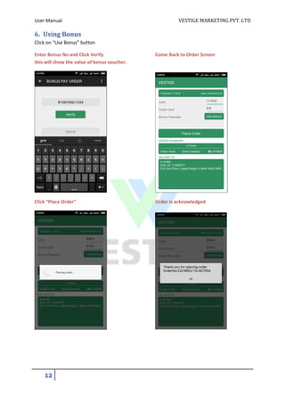 Vestige pos app | PDF