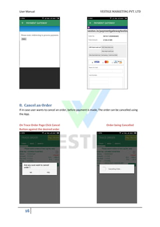 Vestige pos app | PDF