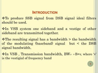 Vestigial side band (vsb) | PPT
