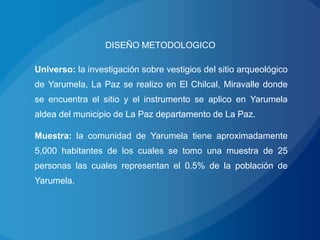 Vestigios del sitio arqueologico de yarumela | PPTX