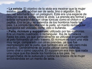 Vestimentas Romanas | PPT
