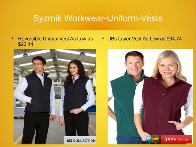 Syzmik Workwear-Uniform-Vests | PPT