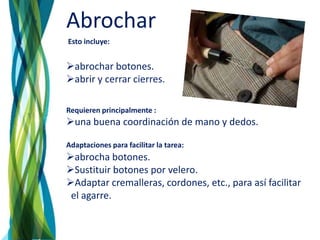 Vestuario y Adaptaciones | PPTX