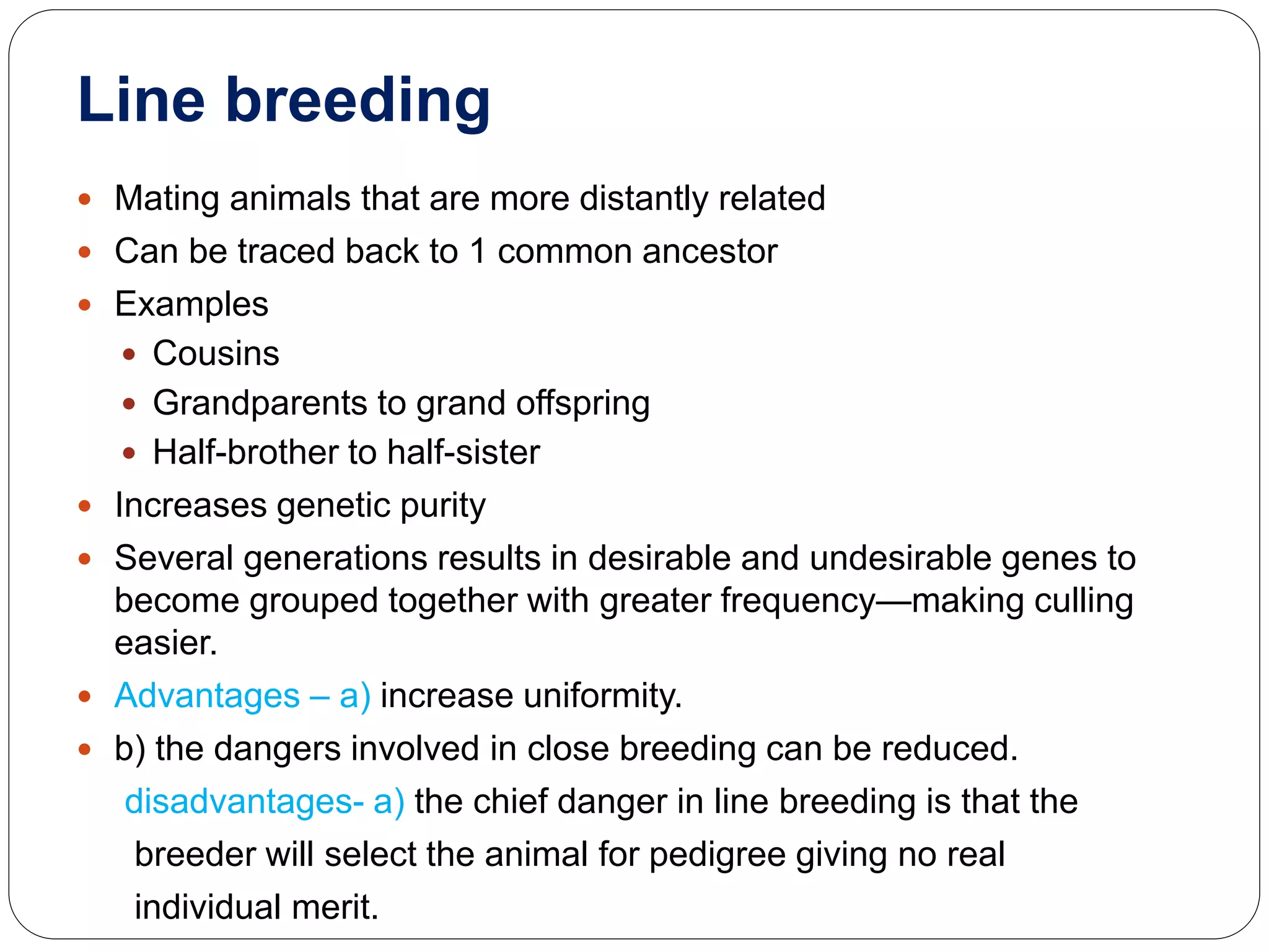 Veterinarysystem of breeding and injection methods | PPTX