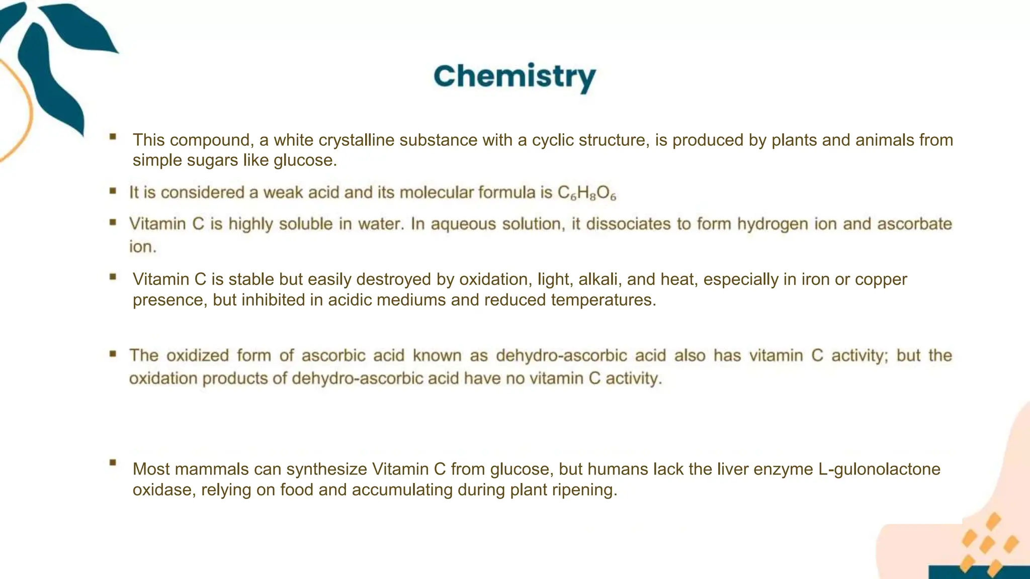 Vetamin C.pptx for biochemistry & bilogy | PPT