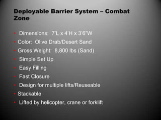 Barrier, Physical, Deployable | PPTX