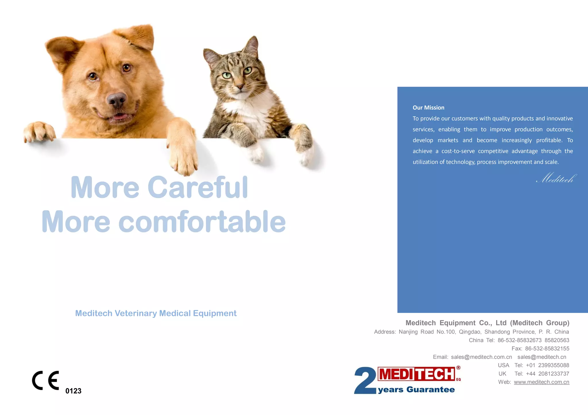 Meditech Veterinary Medical Equipment | PDF