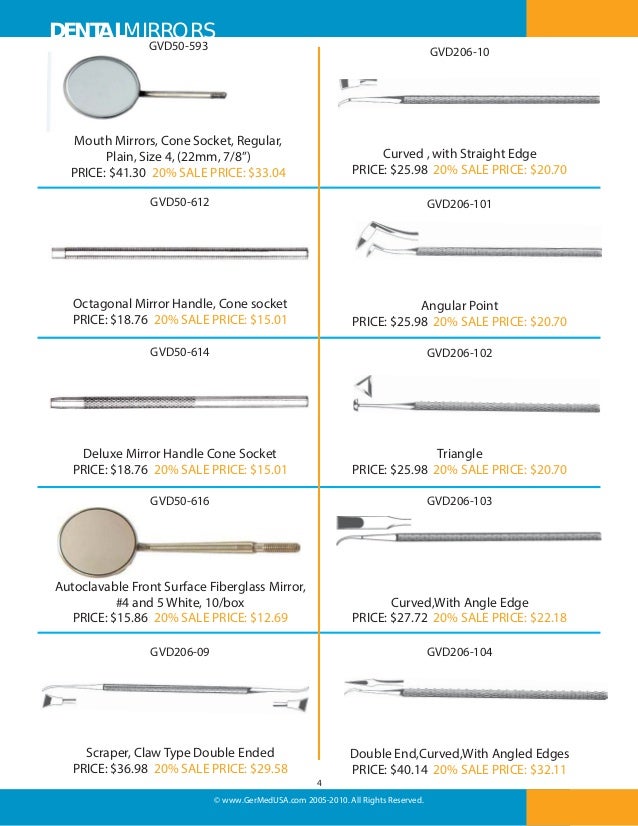 Veterinary Dental Instruments flyer surgical instruments from GermedU…