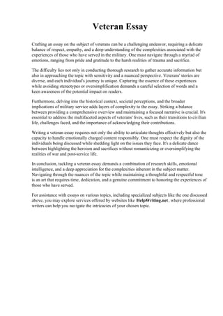 Veteran Essay.pdf
