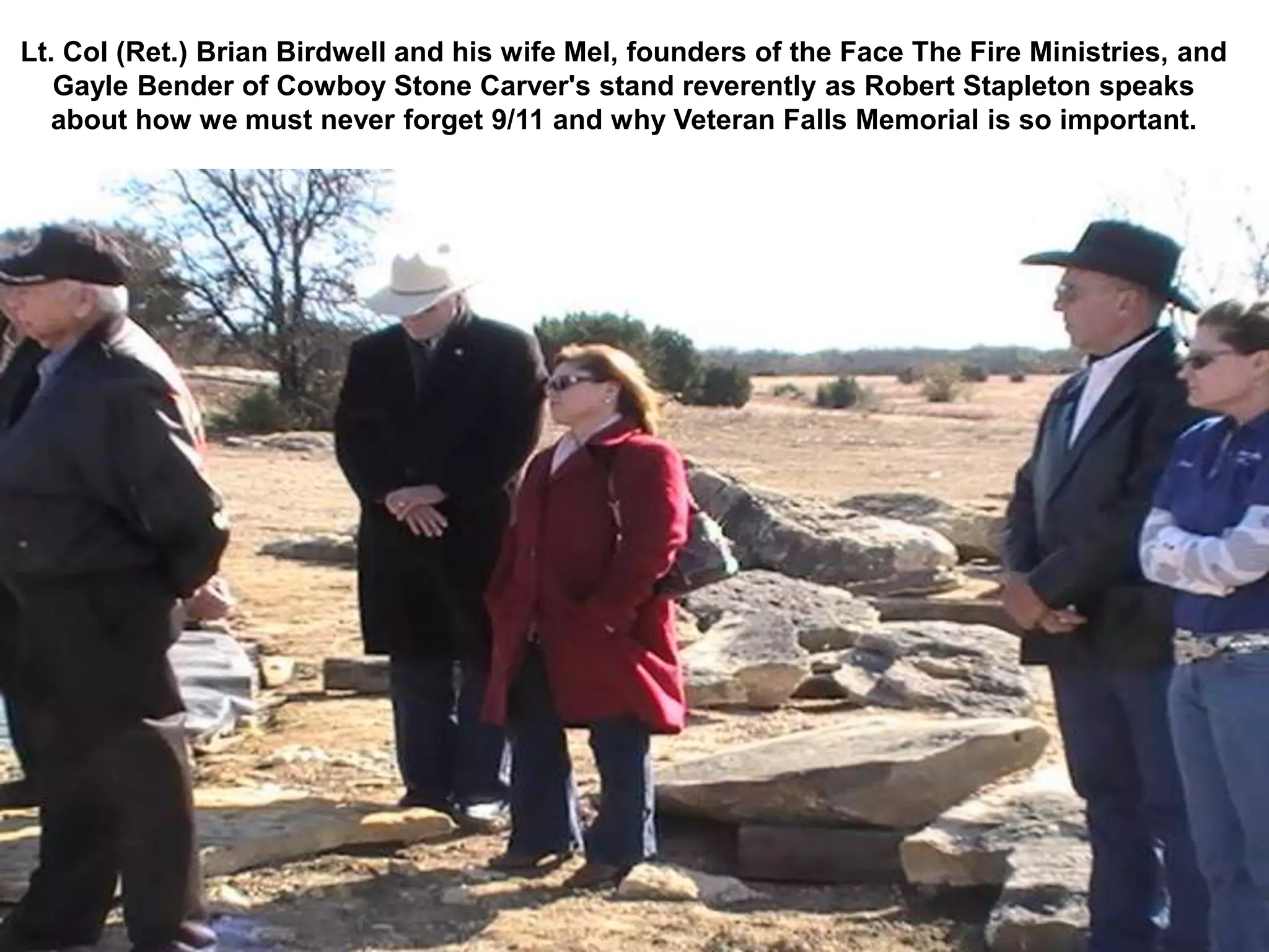 Veteran Falls Memorial Remembrance Stone Dedication & Dinner December ...