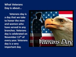 Veterans Day Presentation | PPT