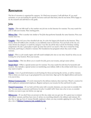 Veterans' Resource Guide | PDF