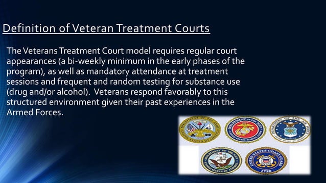 Veterans treatment courts | PPTX