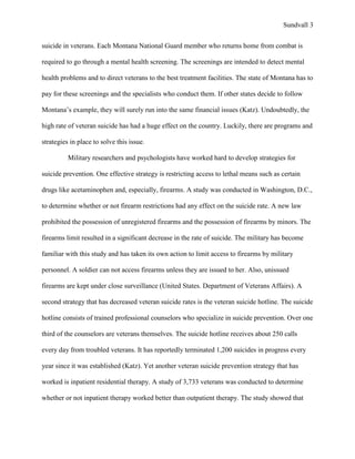 Veteran Suicide | DOCX