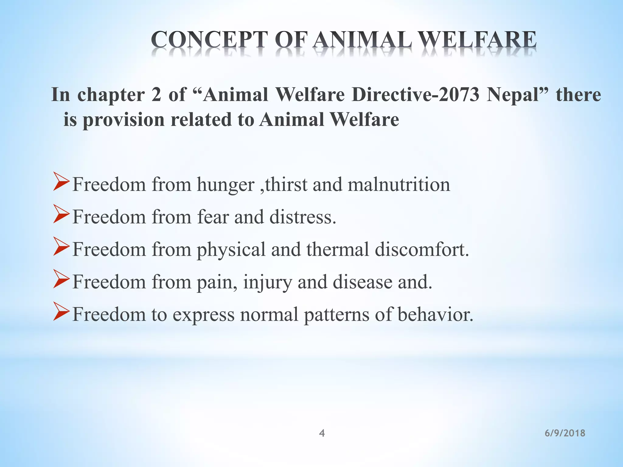 Veterinarians and Animal Welfare in Nepal | PPTX