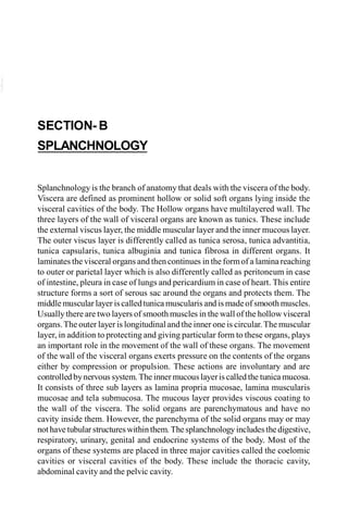 Veterinary Anatomy, The Regional Gross Anatomy of Domestic Animals ...