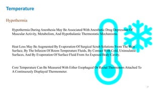 Veterinary anesthesia (Monitoring Anesthetized Patients) | PPTX