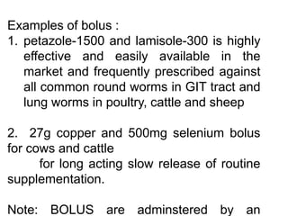 Veterinary drug delivery system | PPTX