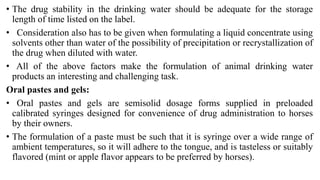 VETERINARY DRUG DELIVERY SYSTEMS, introduction and complete information ...