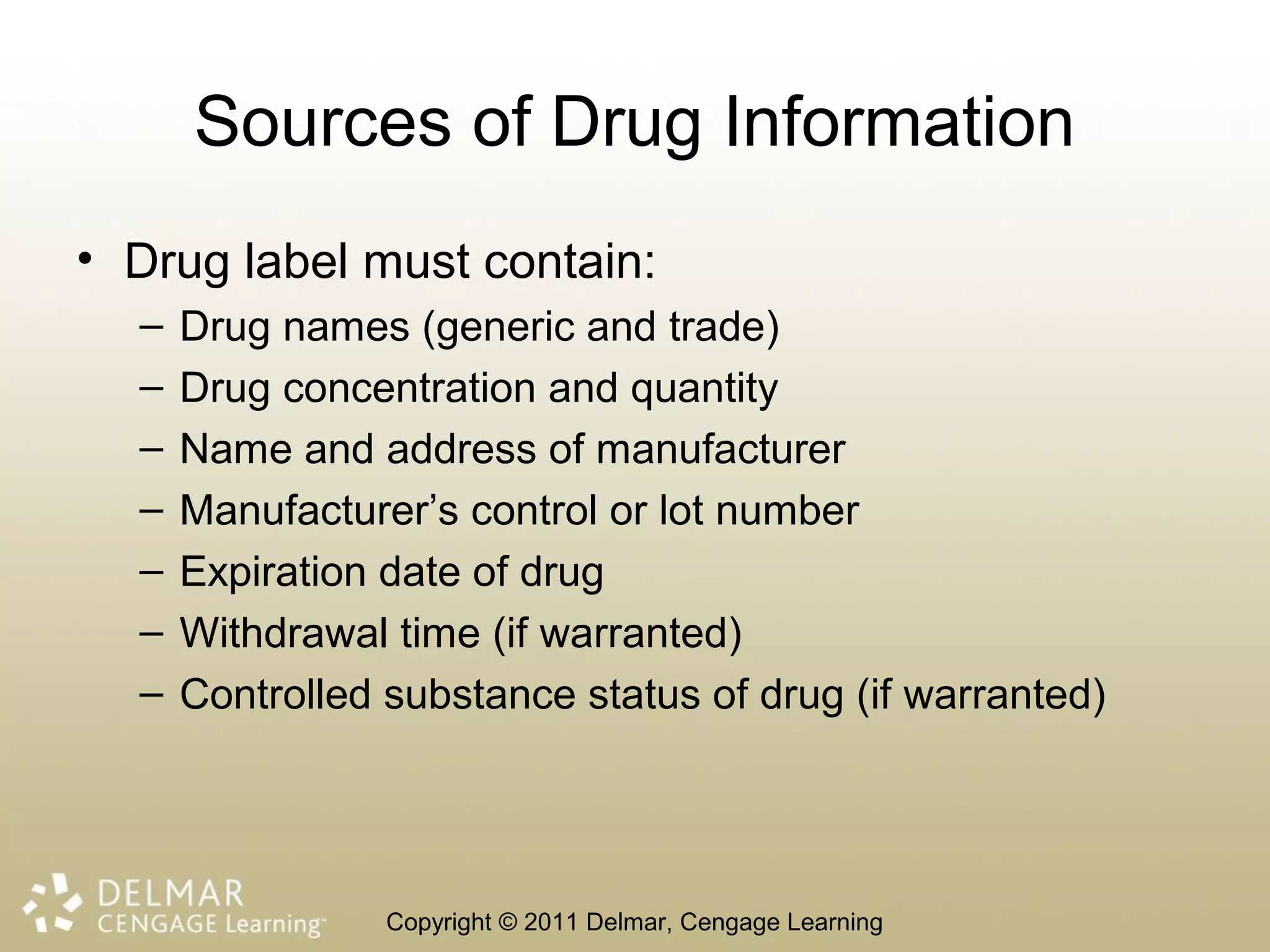 Veterinary drug use, prescribing, acquisition and pharmacy management | PPT