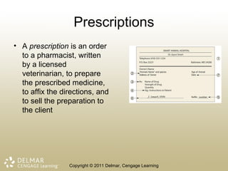 Veterinary drug use, prescribing, acquisition and pharmacy management | PPT