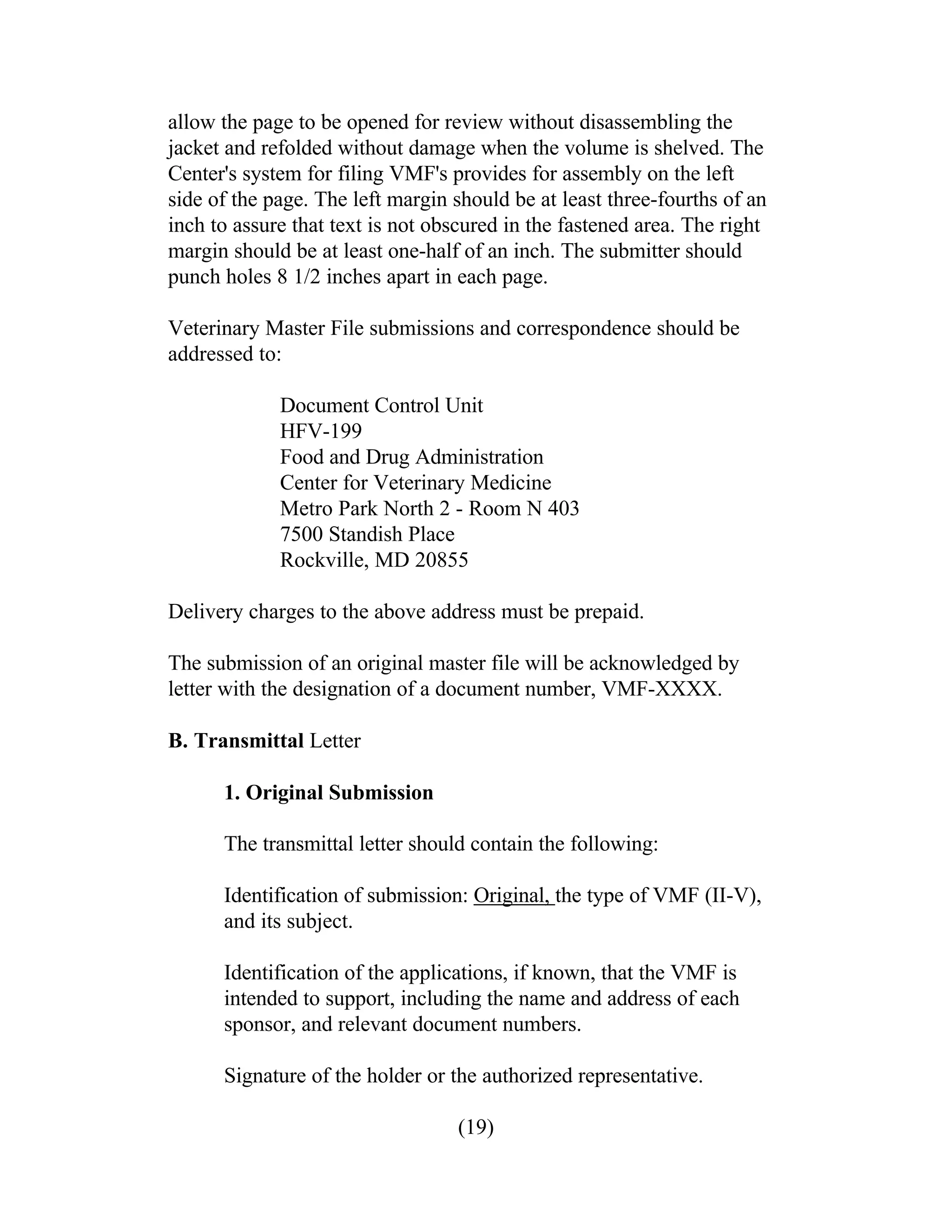 Veterinary master file (vmf) | PDF