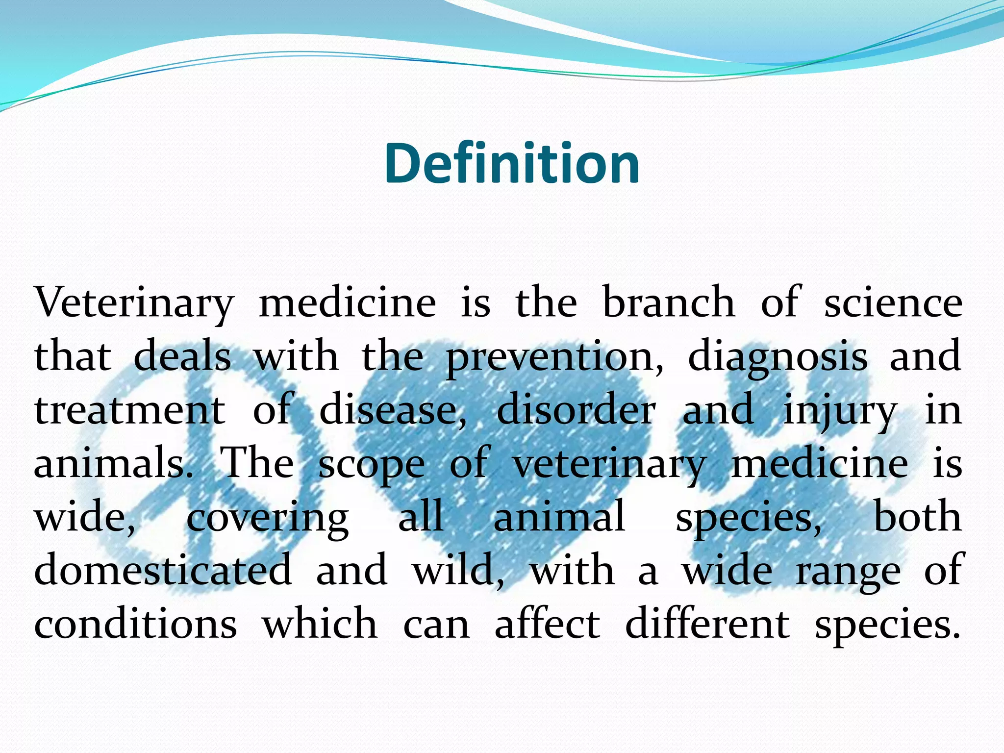 Veterinary Medicine | PPTX