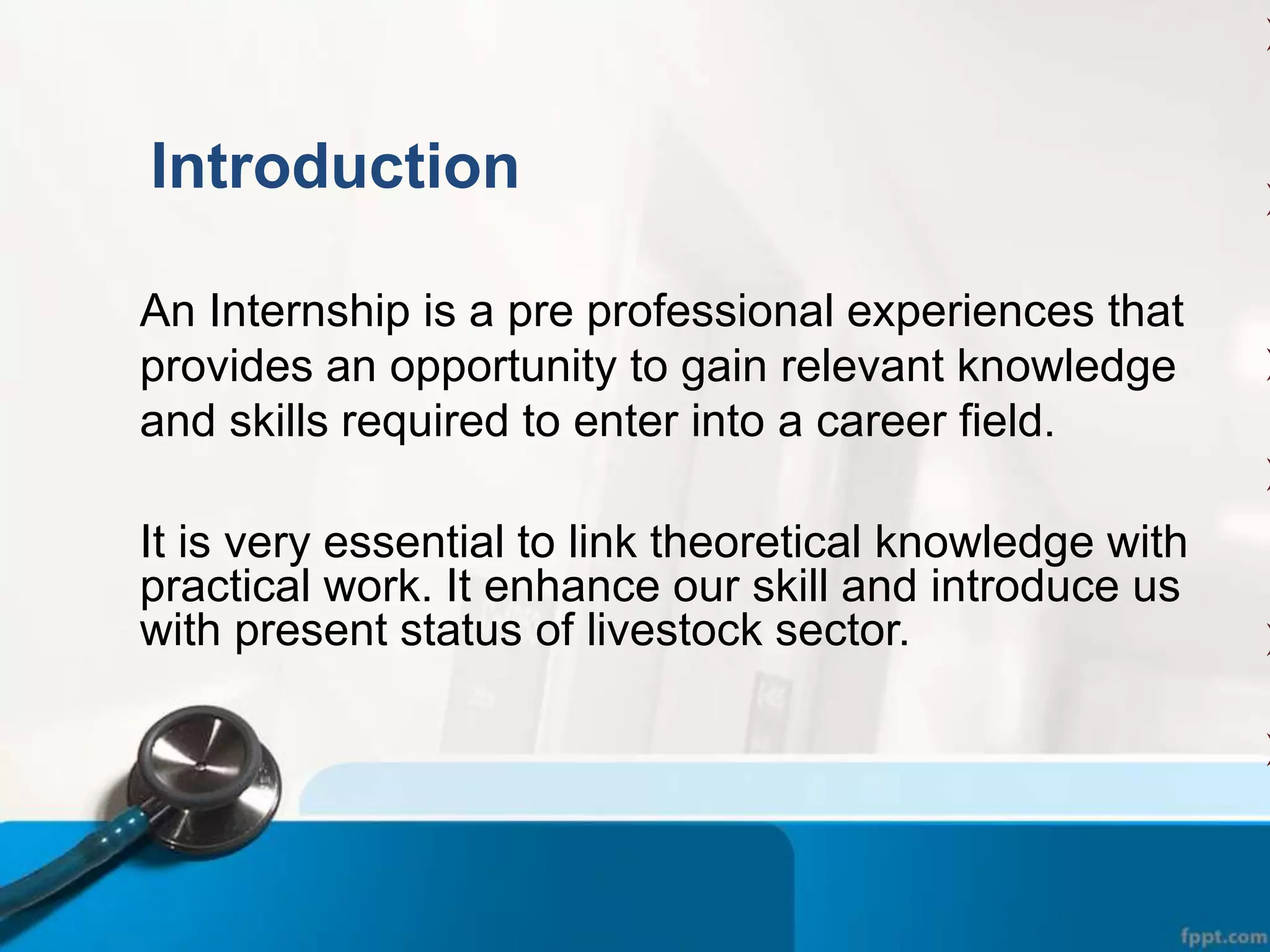 Veterinary internship | PPT