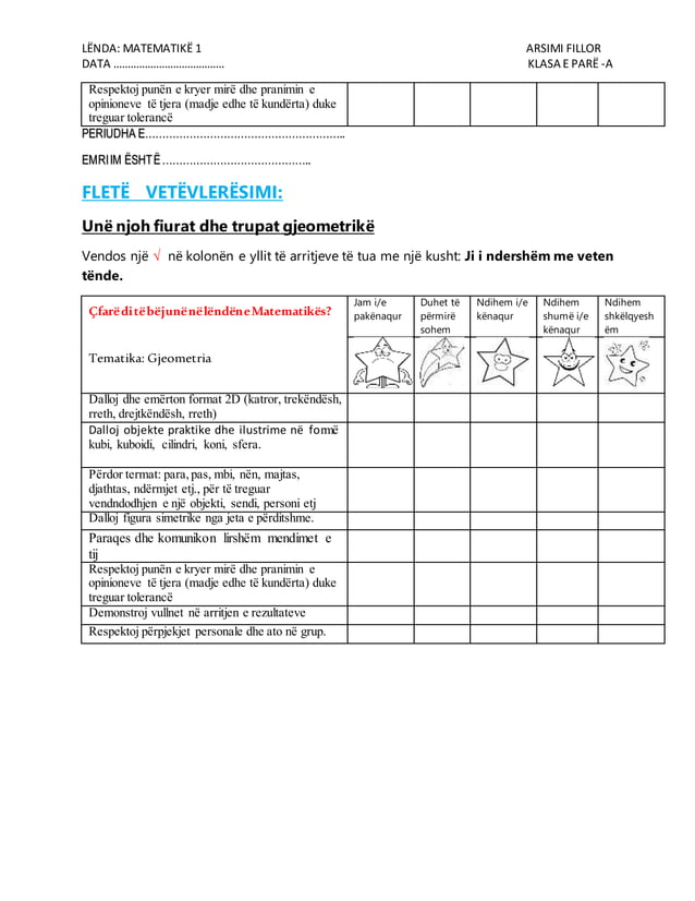 Vetevleresimi i nxenesve ne lenden e matematikes 1 | DOCX