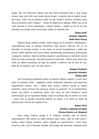 Veština uticaja - odlomak iz knjige | PDF