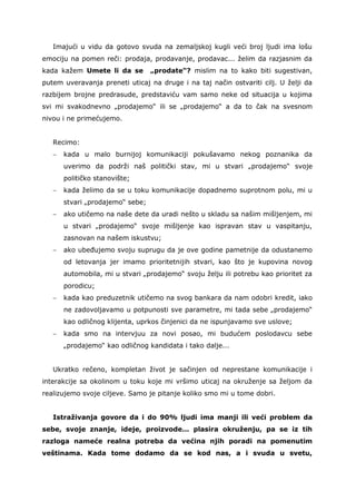 Veština uticaja - odlomak iz knjige | PDF