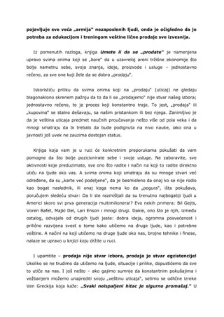 Veština uticaja - odlomak iz knjige | PDF