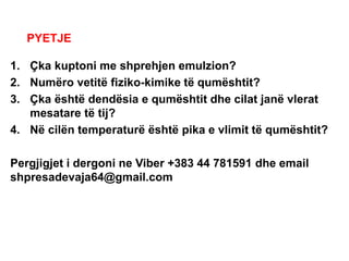 Vetite e qumeshtit | PPT