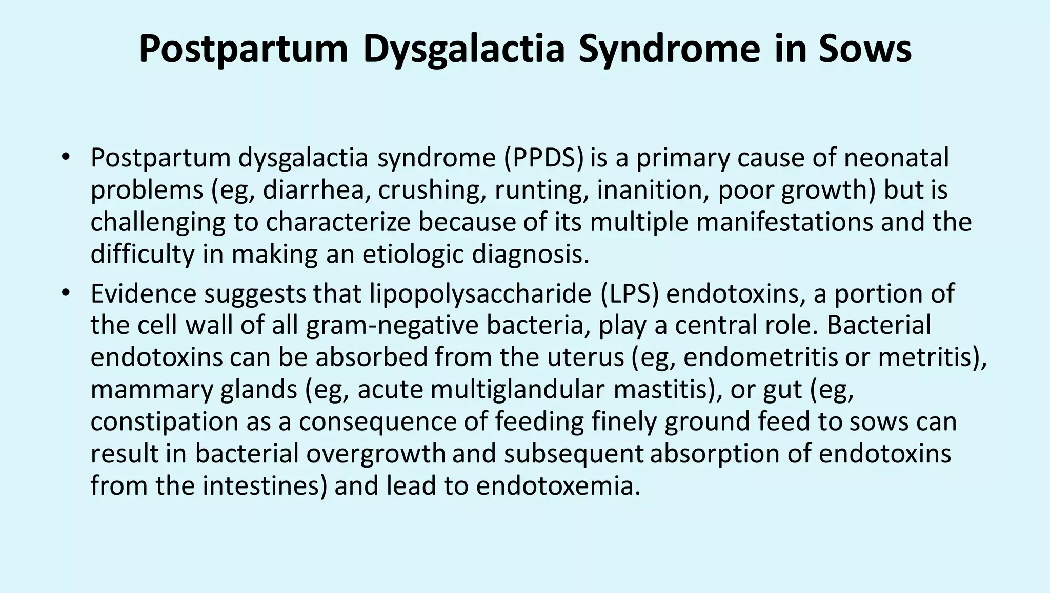 Vet obst lecture 12 Postpartum complications in large domestic animals ...