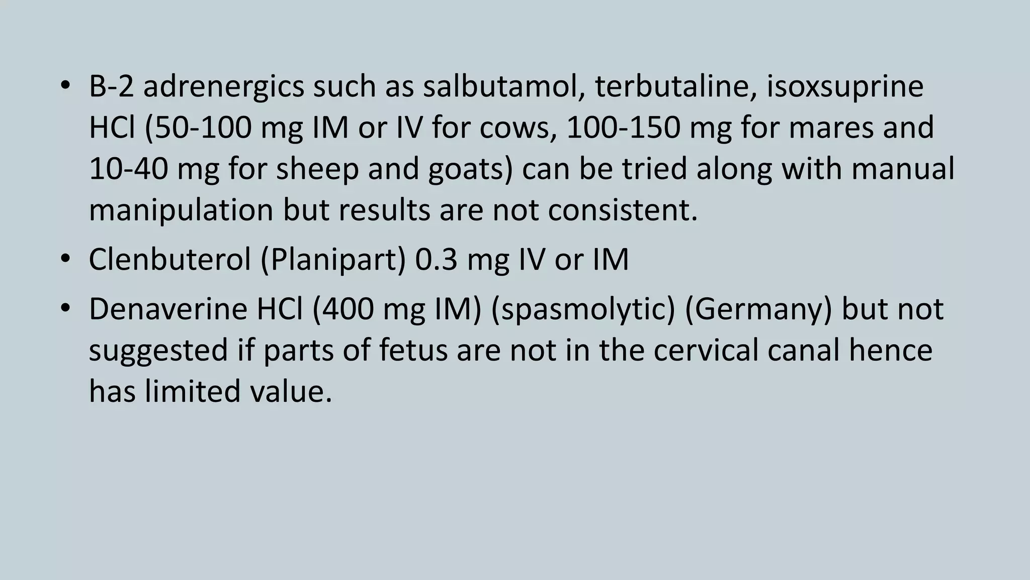Vet obst lecture 7 Causes of dystocia in farm animals | PPTX
