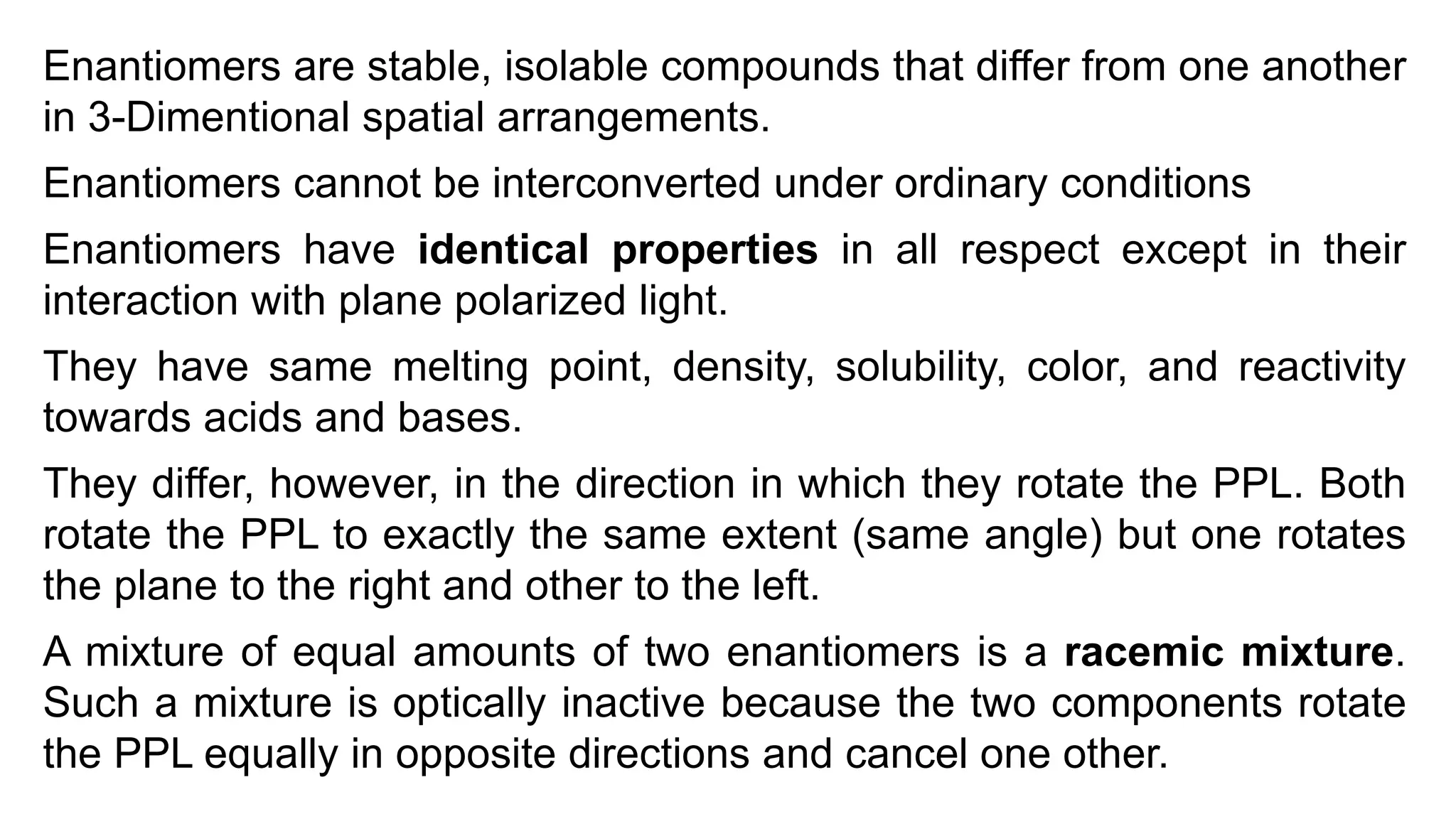 Optical isomerism JEE NEET NDA Olympiads | PDF