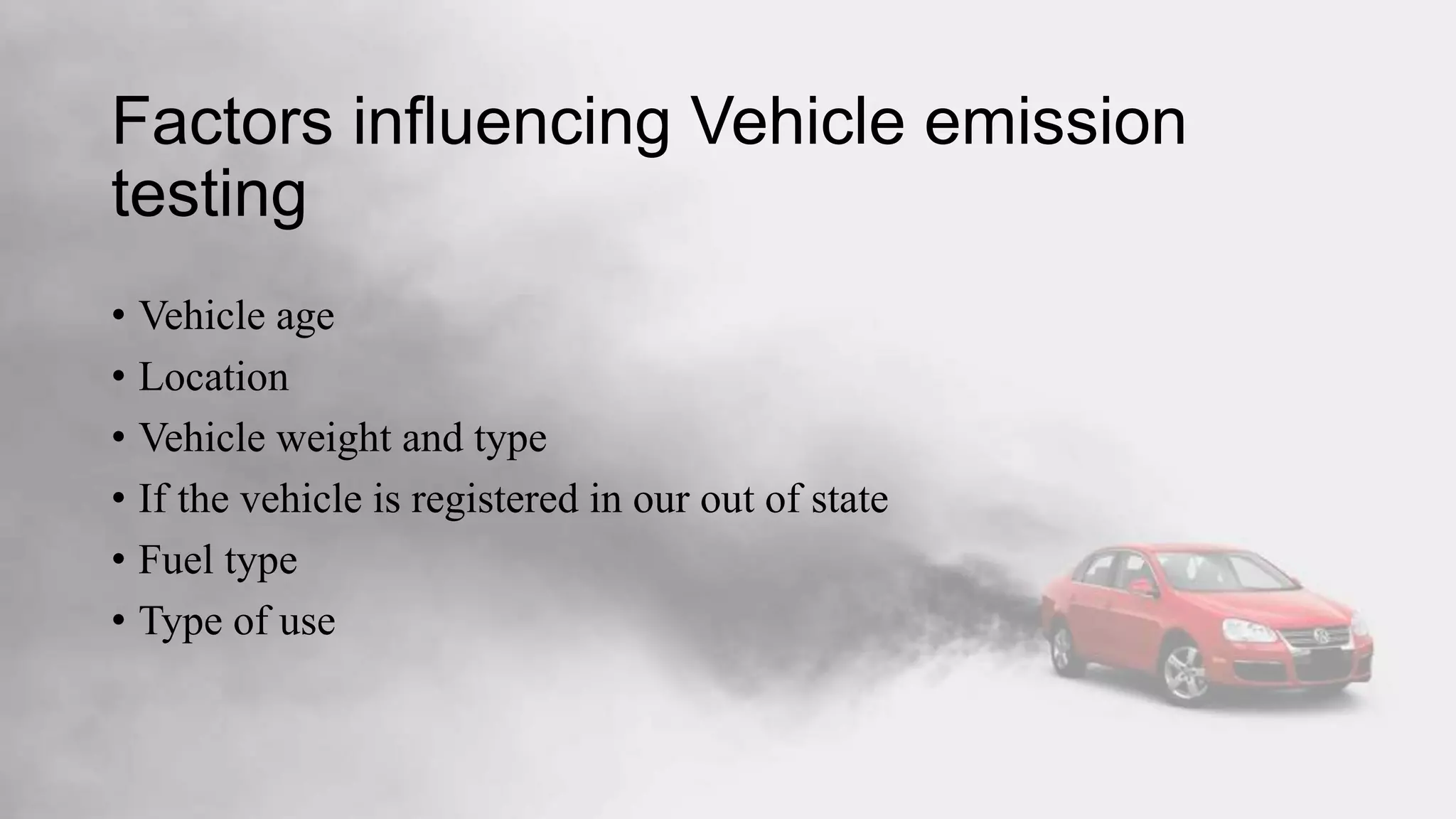 Vehicle Emission Testing Stations in Pakistan | PPTX