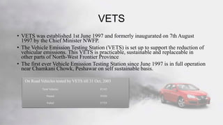 Vehicle Emission Testing Stations in Pakistan | PPTX