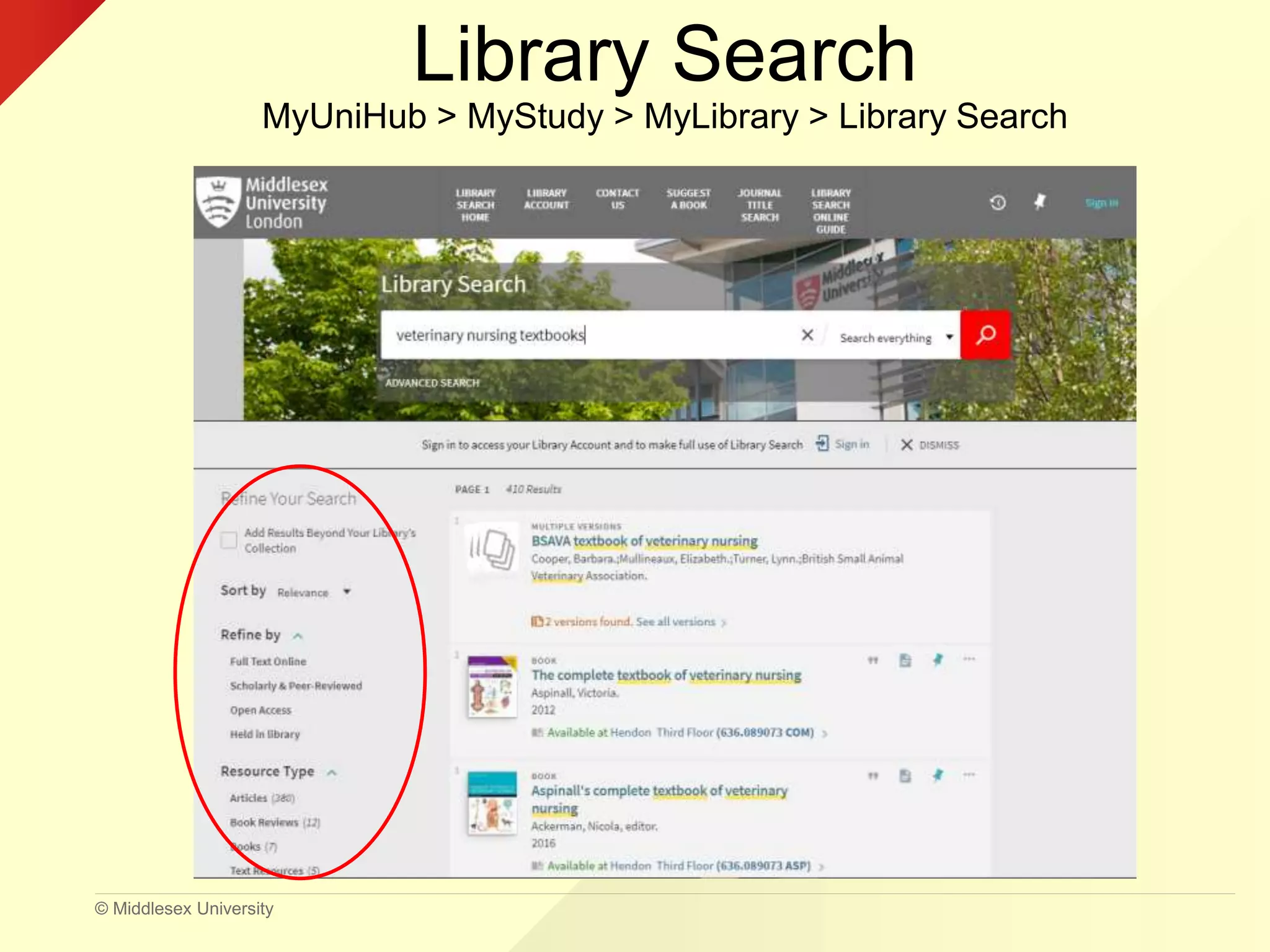 Vet Nursing - Welcome to the library | PPTX
