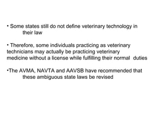 Vet Tech Licensing | PPT