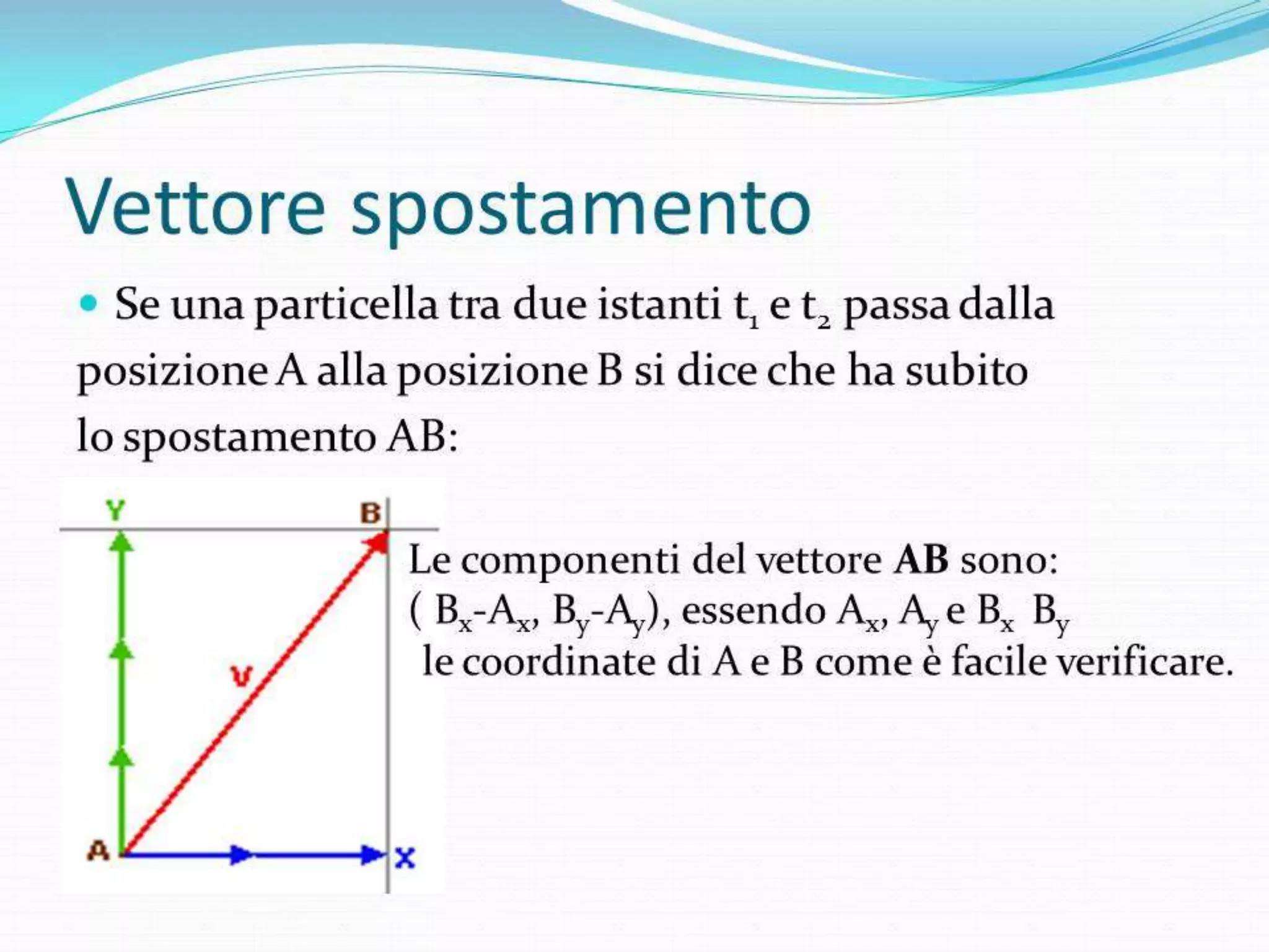 Vettori e cinematica | PPTX