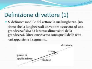 Vettori e cinematica | PPTX
