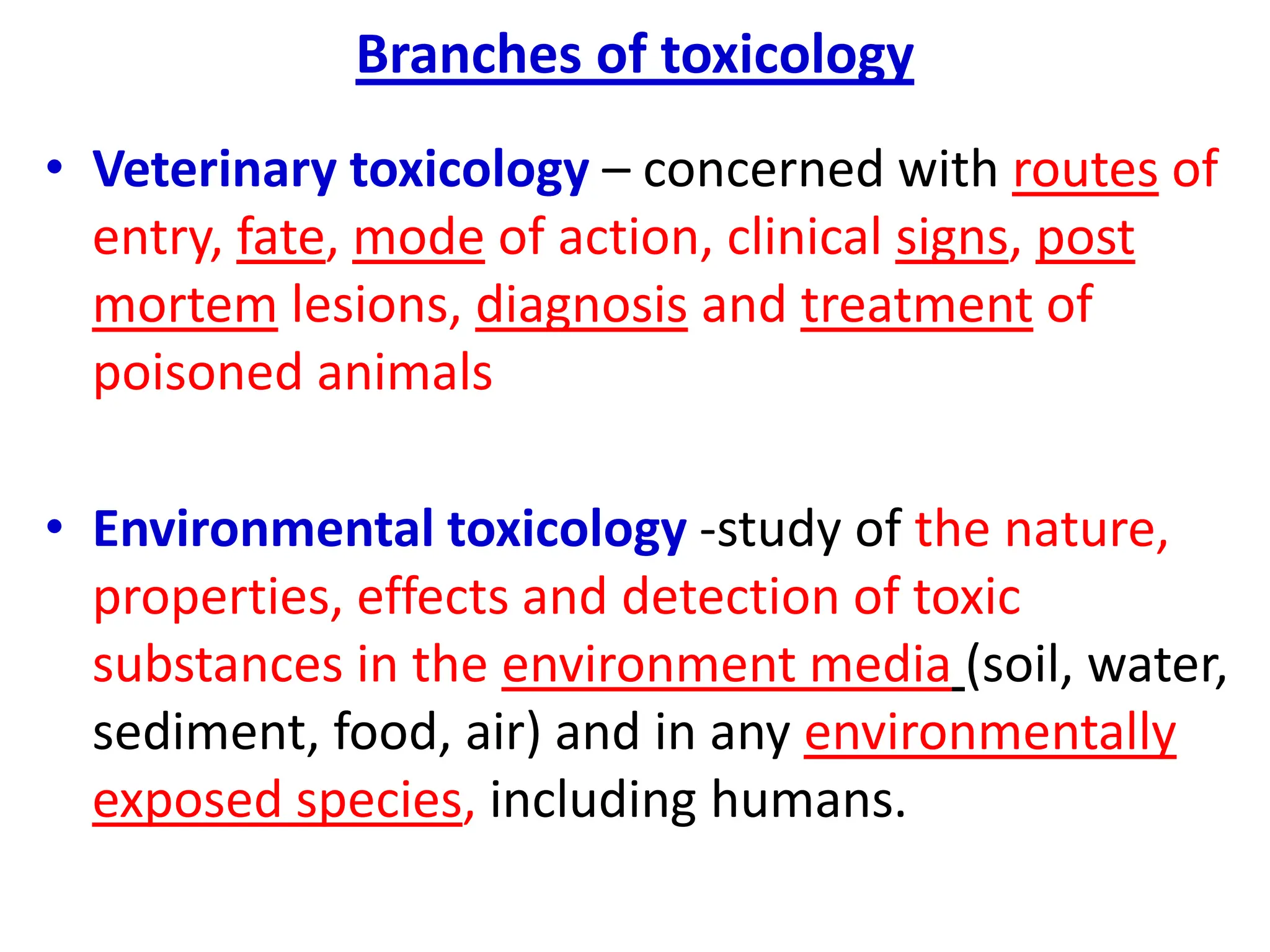 Vet toxicology and environmental toxicol | PPTX