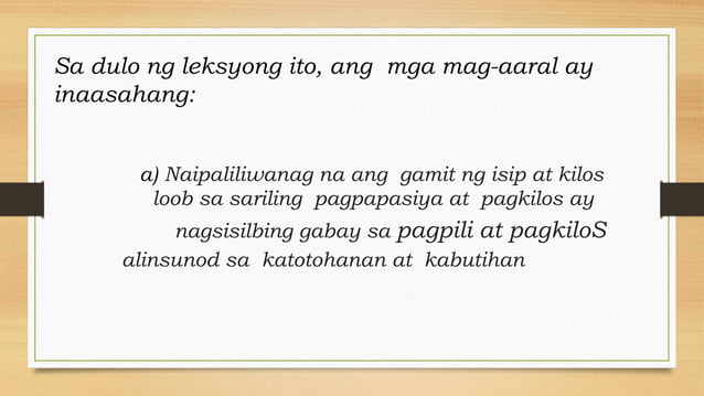 VALUES EDUCATION 7 WEEK 1 MODULE 1 MATATAG CURRICULUM | PPTX