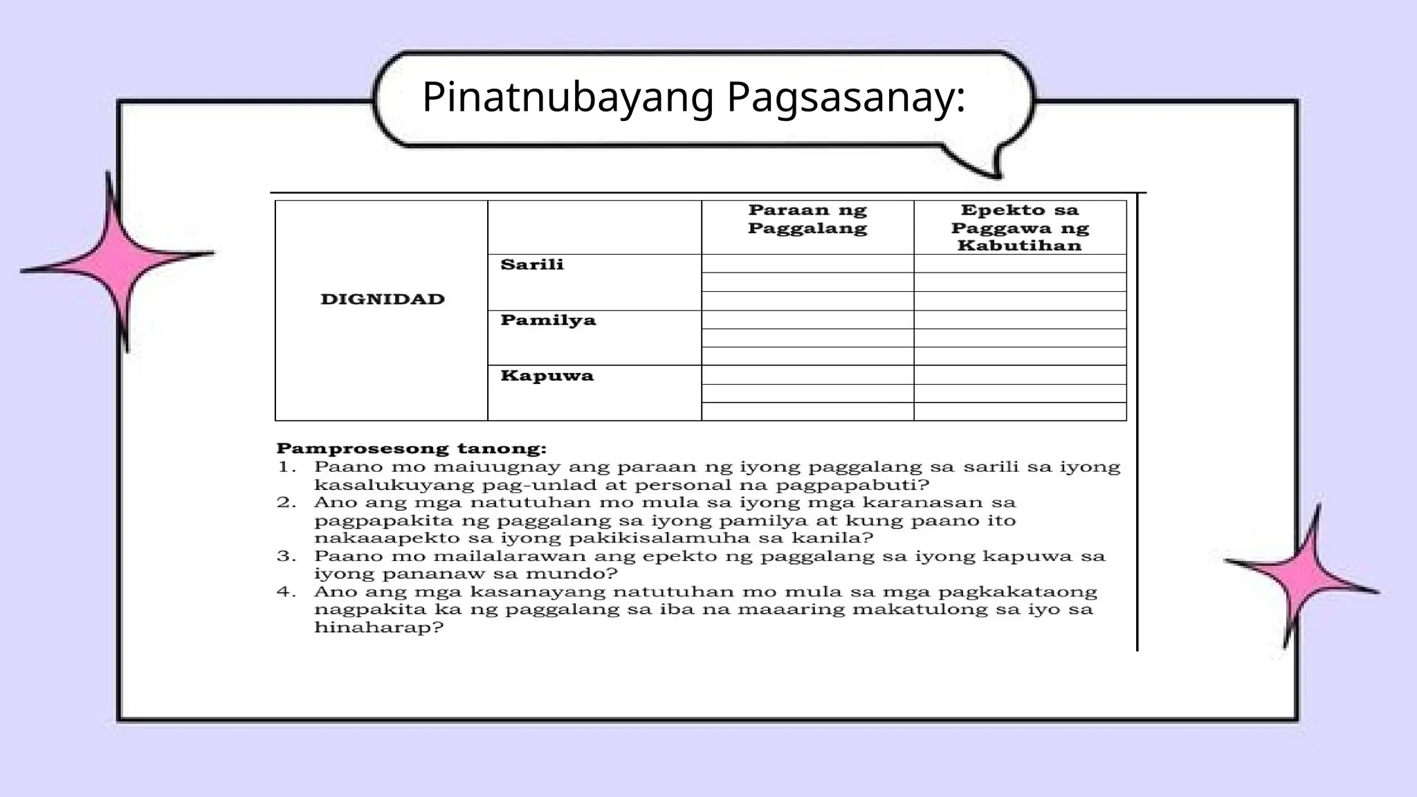 Values Education (WEEK #2).pptxgrade 7 7 | PPTX