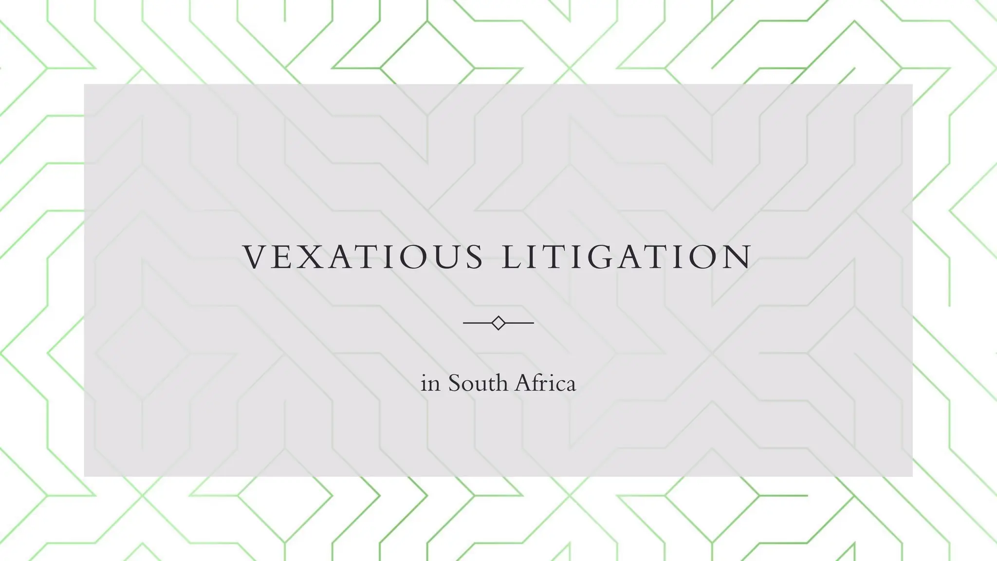 Vexatious Litigation in South African Law: Definition, Examples ...