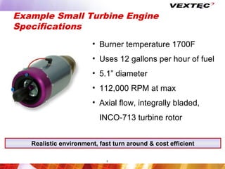 Vextec Small Gas Turbine Testing | PPT