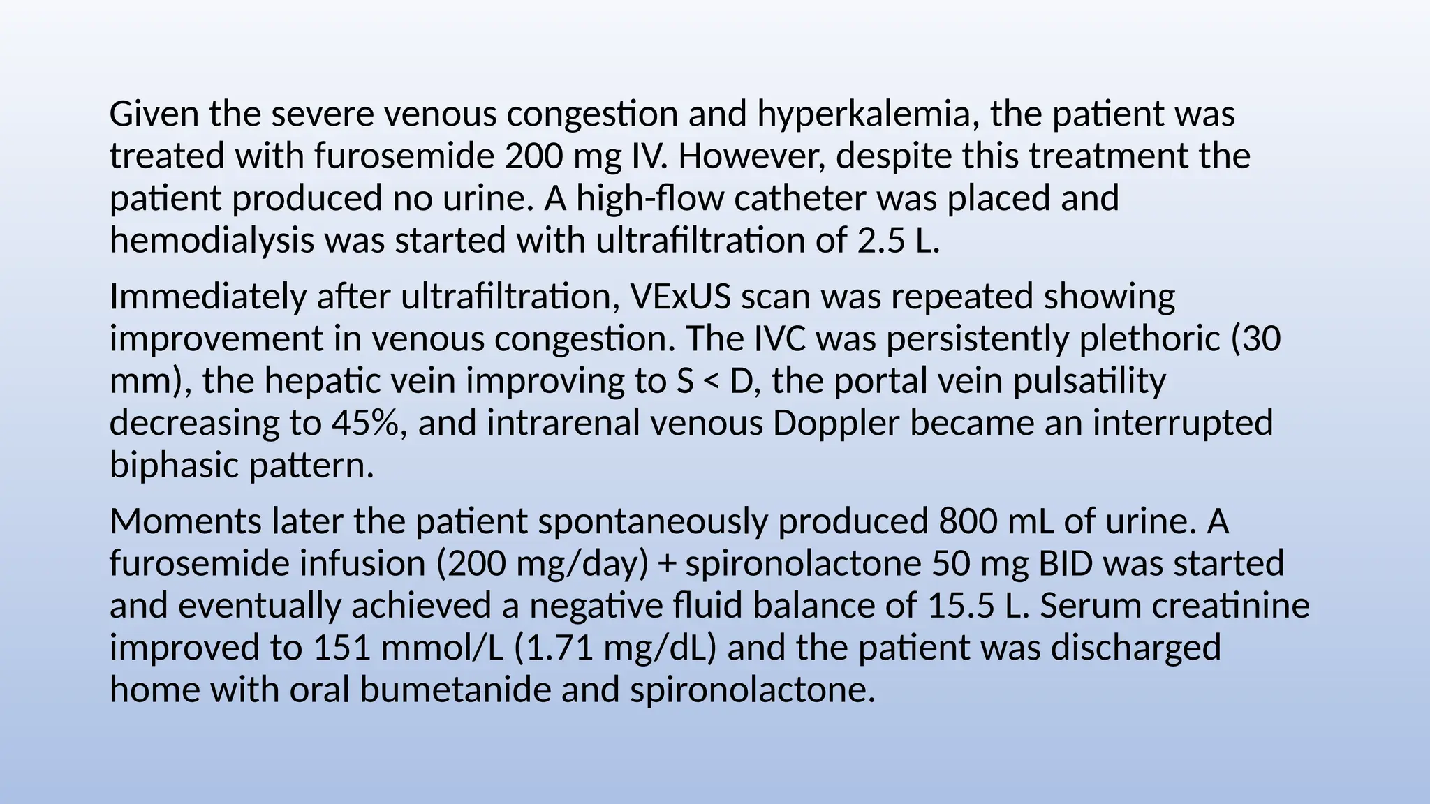 Venous Excess Ultrasound Score For venous congestion | PPTX