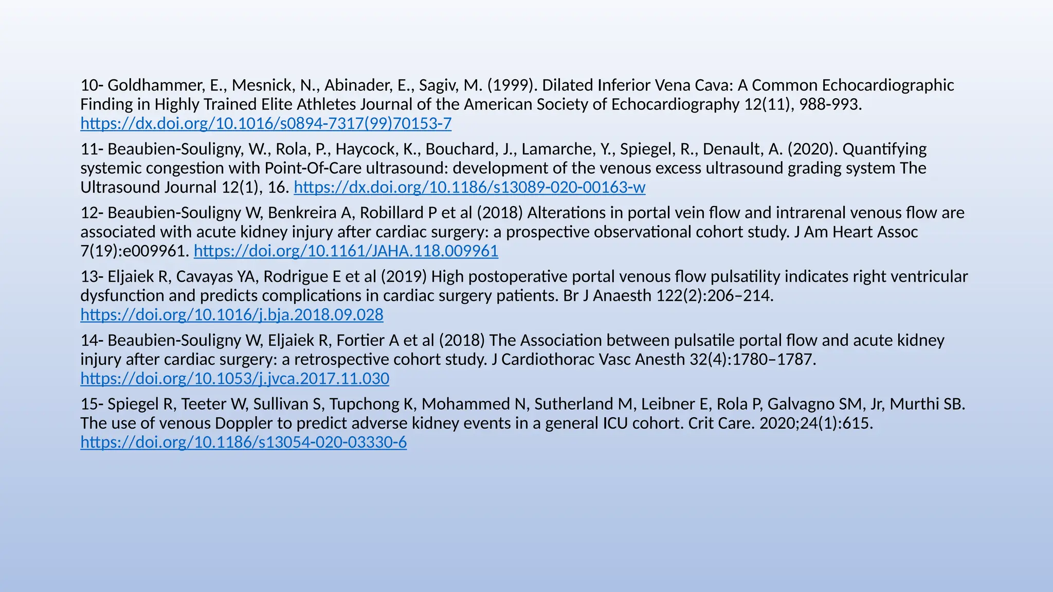 Venous Excess Ultrasound Score For venous congestion | PPTX