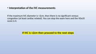 Venous Excess Ultrasound Score For venous congestion | PPTX